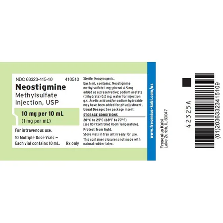 Neostigmine 10 mg/10 mL 1 mg/mL 10 mL MDV, 10/Bx | Dealmed Medical Supplies