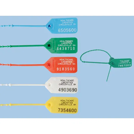 Secure-Pull Seal Numbered 14¼", 100/Pk - Yellow | Dealmed Medical Supplies