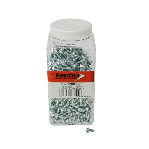 Screw, Taper Pt., 8x1/2in.