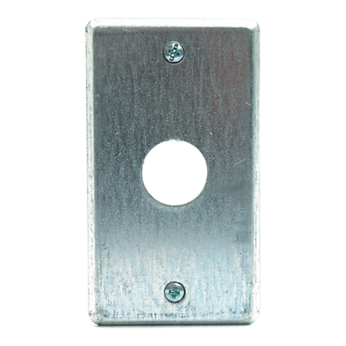 Utility Cover, Flat, 1/2in KO