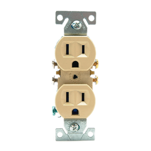 Receptacle,Duplex,Ivy,125V/15A