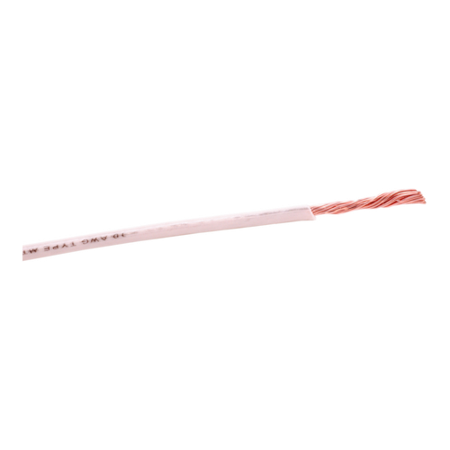 Hook up Wire, White 10ga 48ft