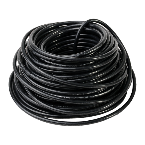 Hook Up Wire, Black 8ga. 25ft.