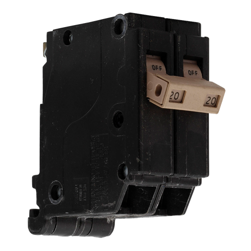 Circuit Breaker, Two Pole, 20A