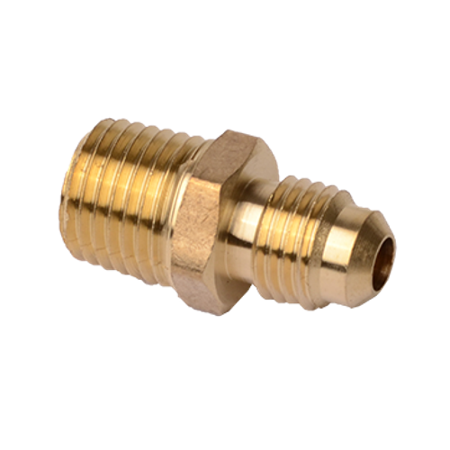 BRS,1/4 Flare x 1/4 MIP Union