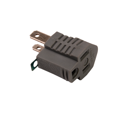 Ground Adapter, 15A-125V, 2/PK