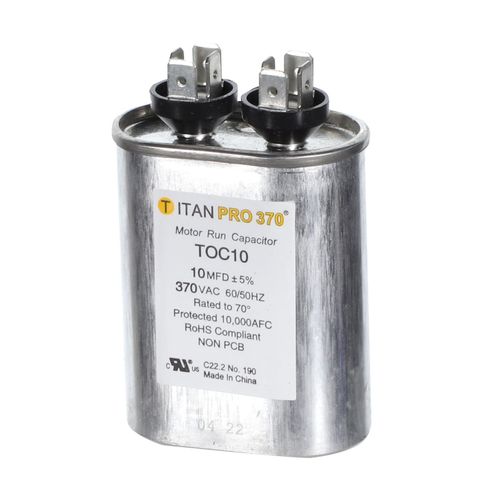 10 MFD 370V OVAL BULK