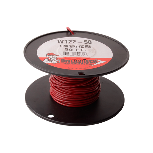 Wire, Copper,12G, 50 ft. Red