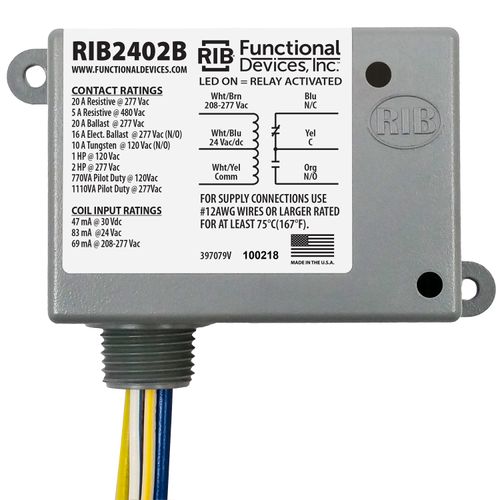 RIB Enclosed Pilot Relay