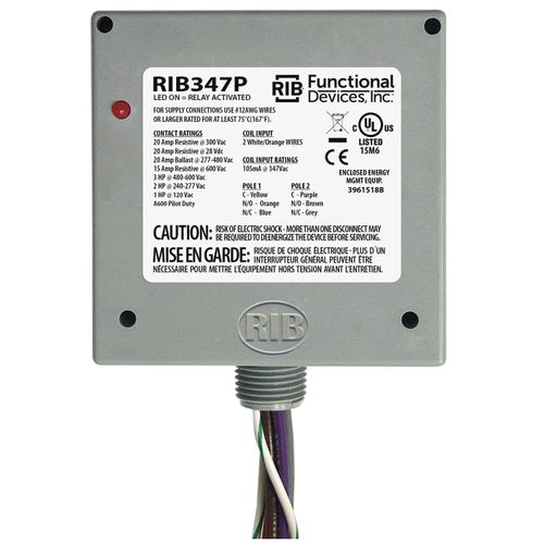 RIB Enclosed Pilot Relay