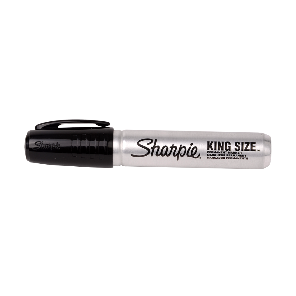 Marker, Sharpie King Sz - Blk