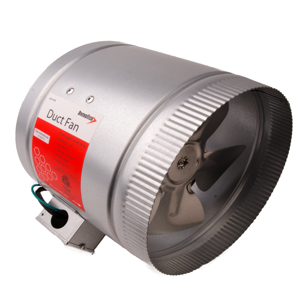 Duct Fan, 8in, 420CFM, 37w