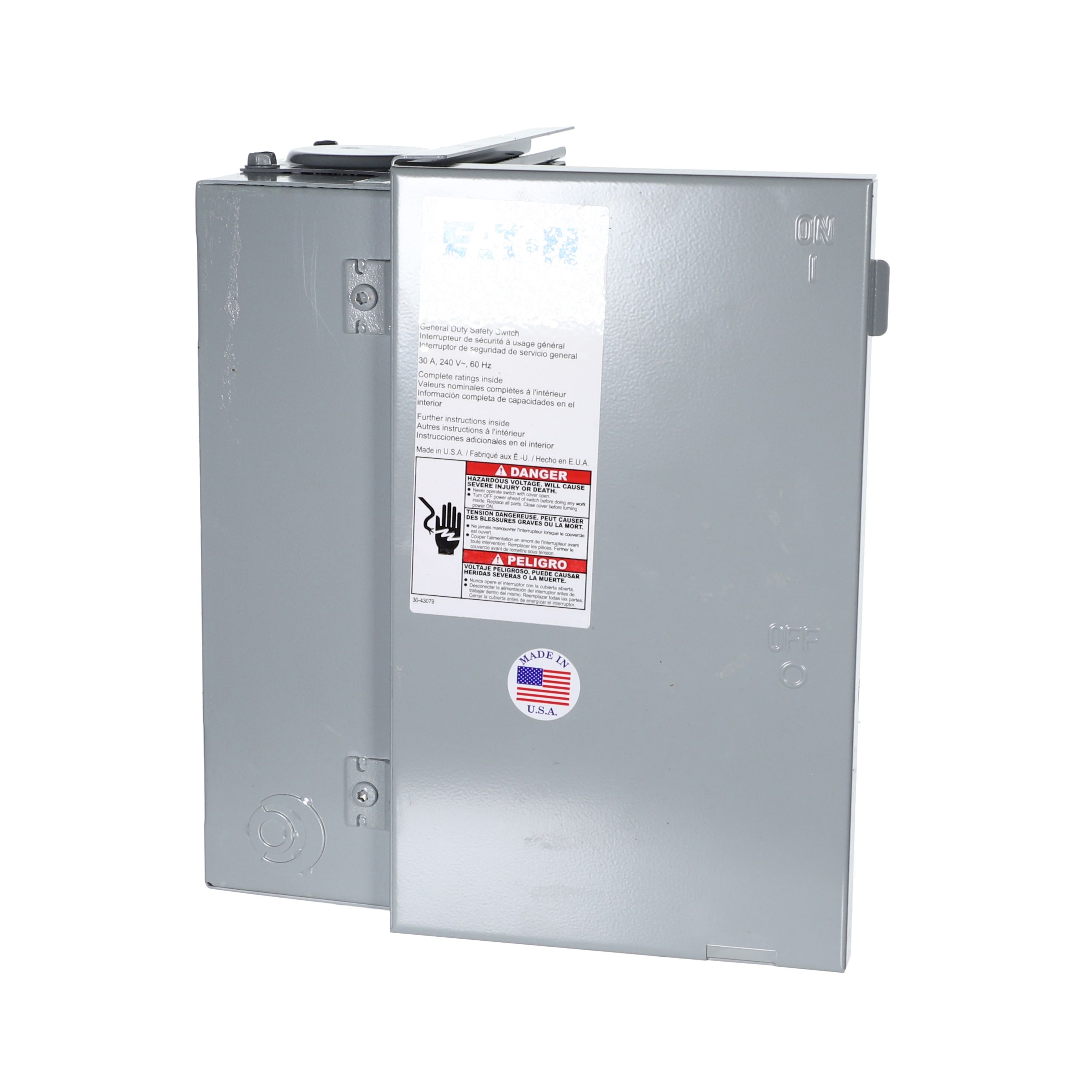 Disconnect, 3 Phase,F, 30 Amp