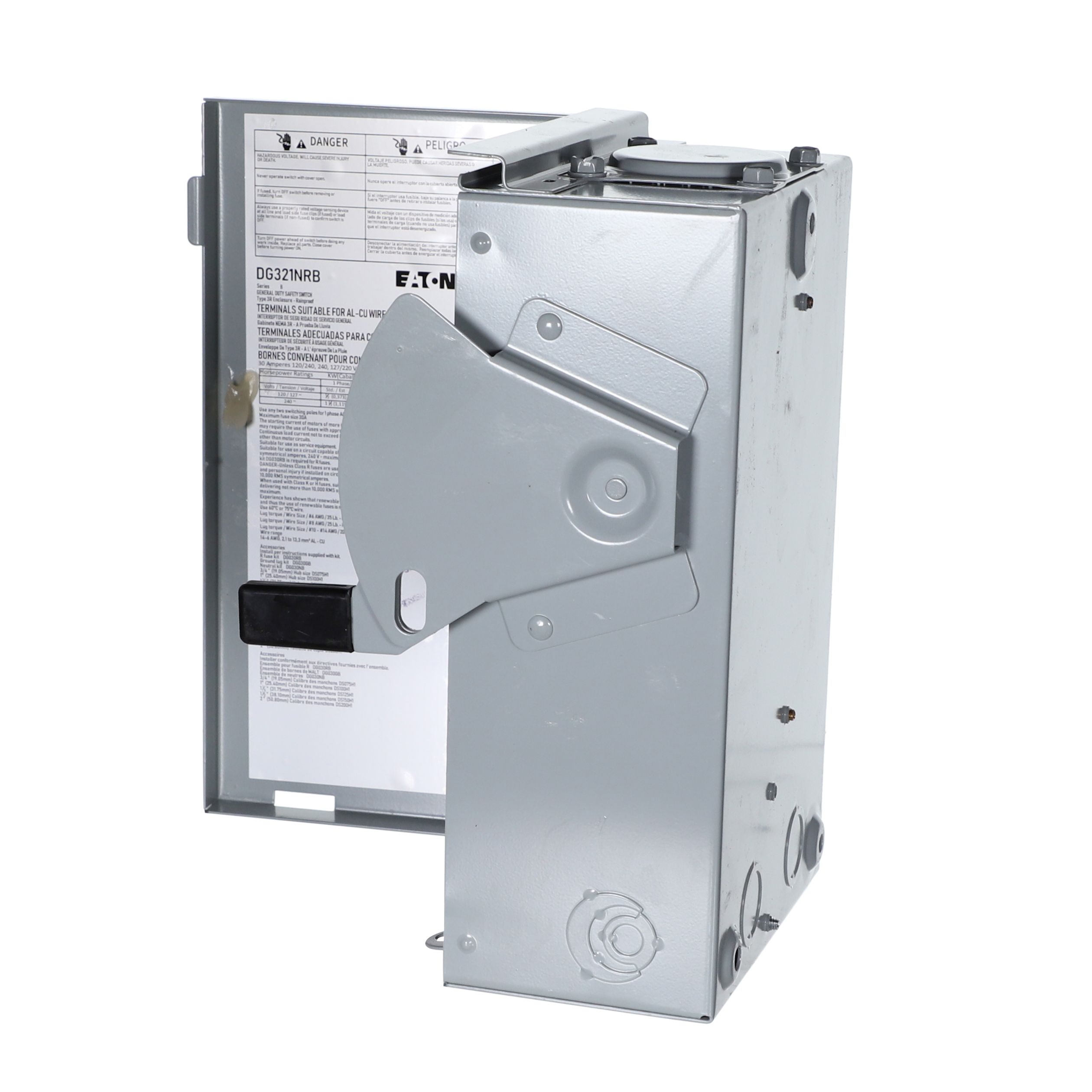 Disconnect, 3 Phase,F, 30 Amp