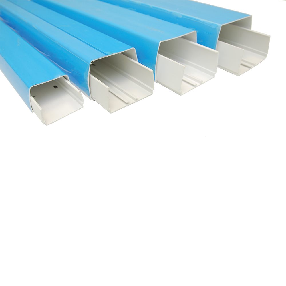 The EasyGuard® EG-D4W 4 in. white lineset cover channel is 6-1/2 ft ...