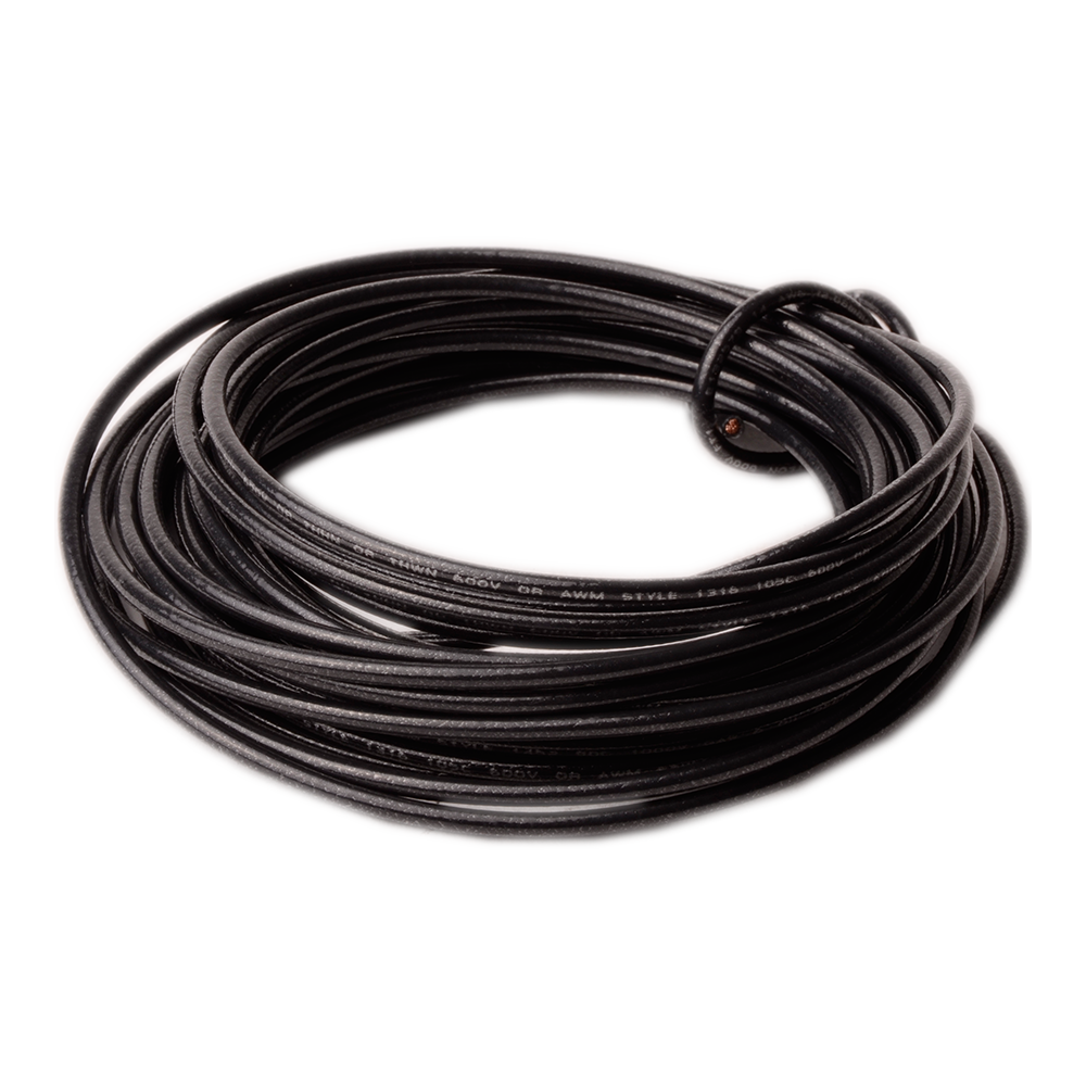 Wire, Copper,10G, 100 ft. Blk
