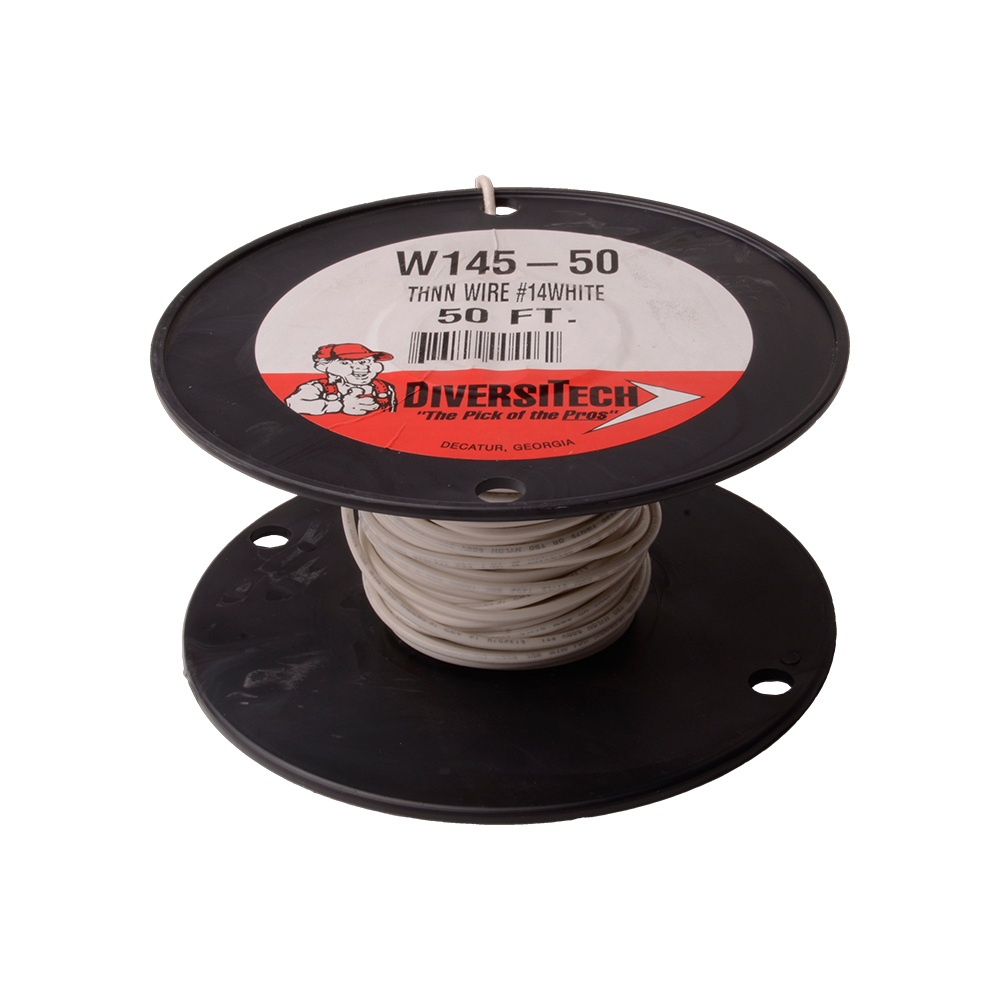 Wire, Copper,14G, 50 ft. White