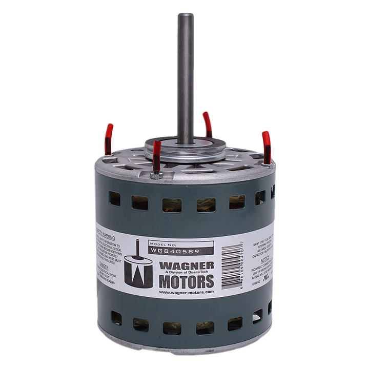 Direct Drive Furnace Blower Motor, 3/4HP, 1075/3 RPM, 9.5FLA, 115V ...